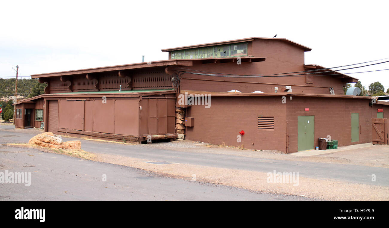The historic Laundry Building at the Grand Canyon's South Rim Village ...