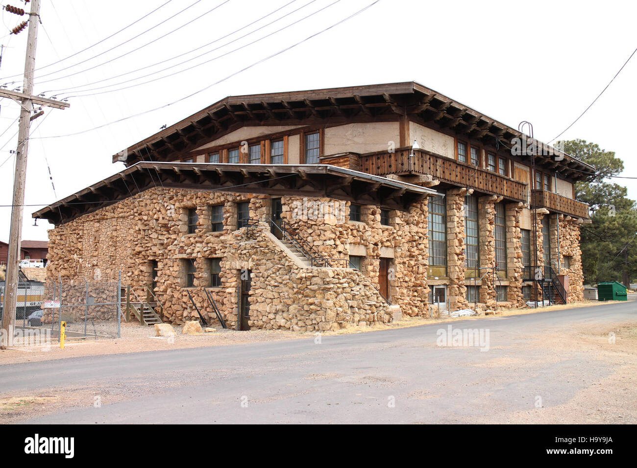 The Powerhouse, located in Grand Canyon National Park, is part of the ...