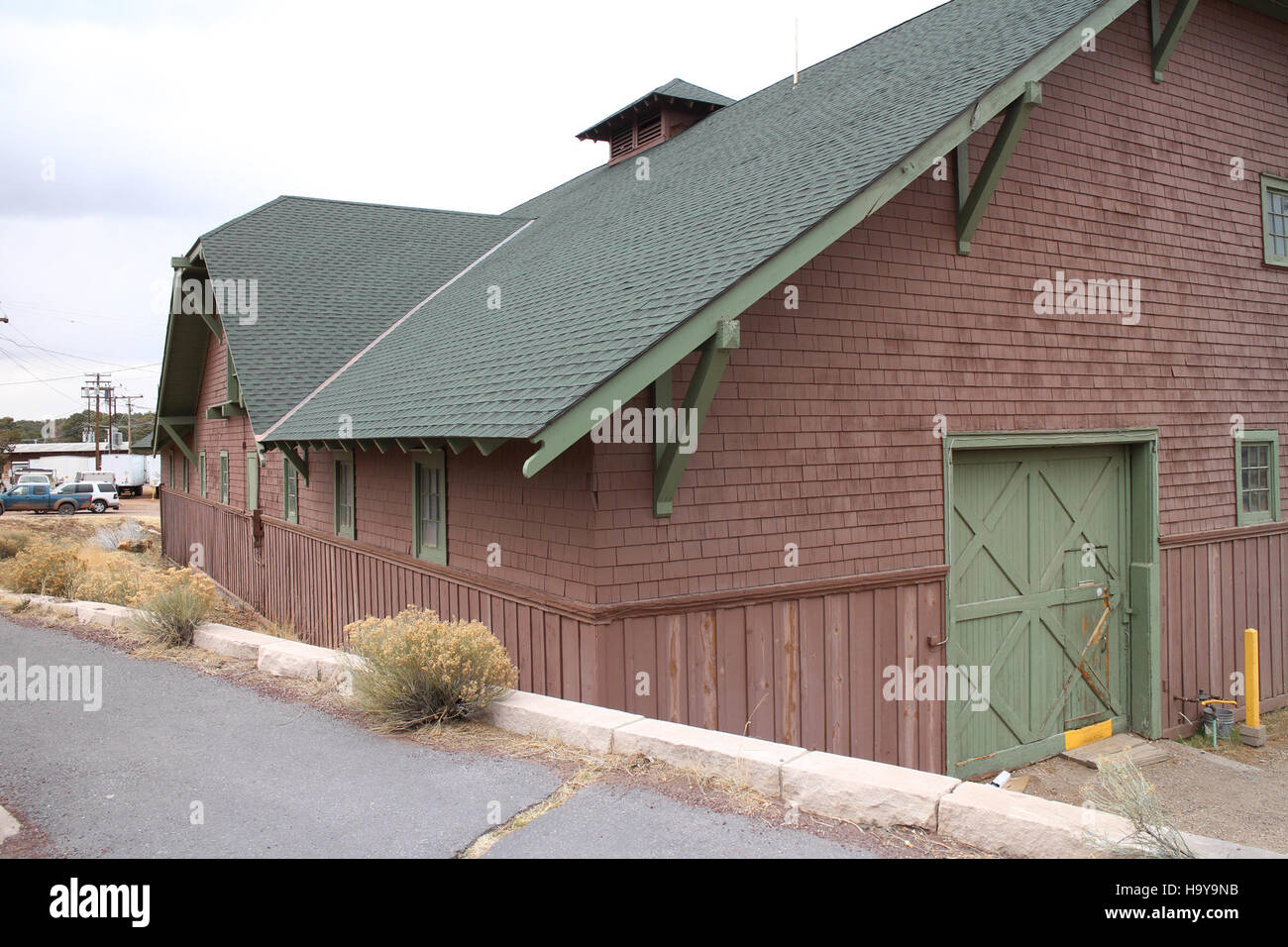 The Mule Barn at Grand Canyon National Park is a historic site that was ...