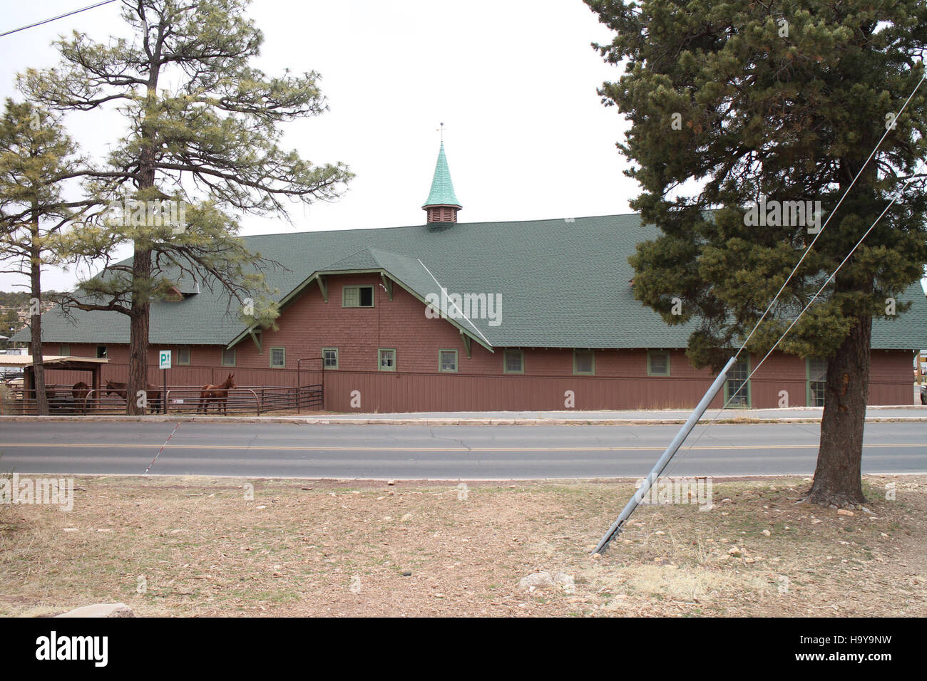 This image depicts the Livery Building in the Grand Canyon National ...