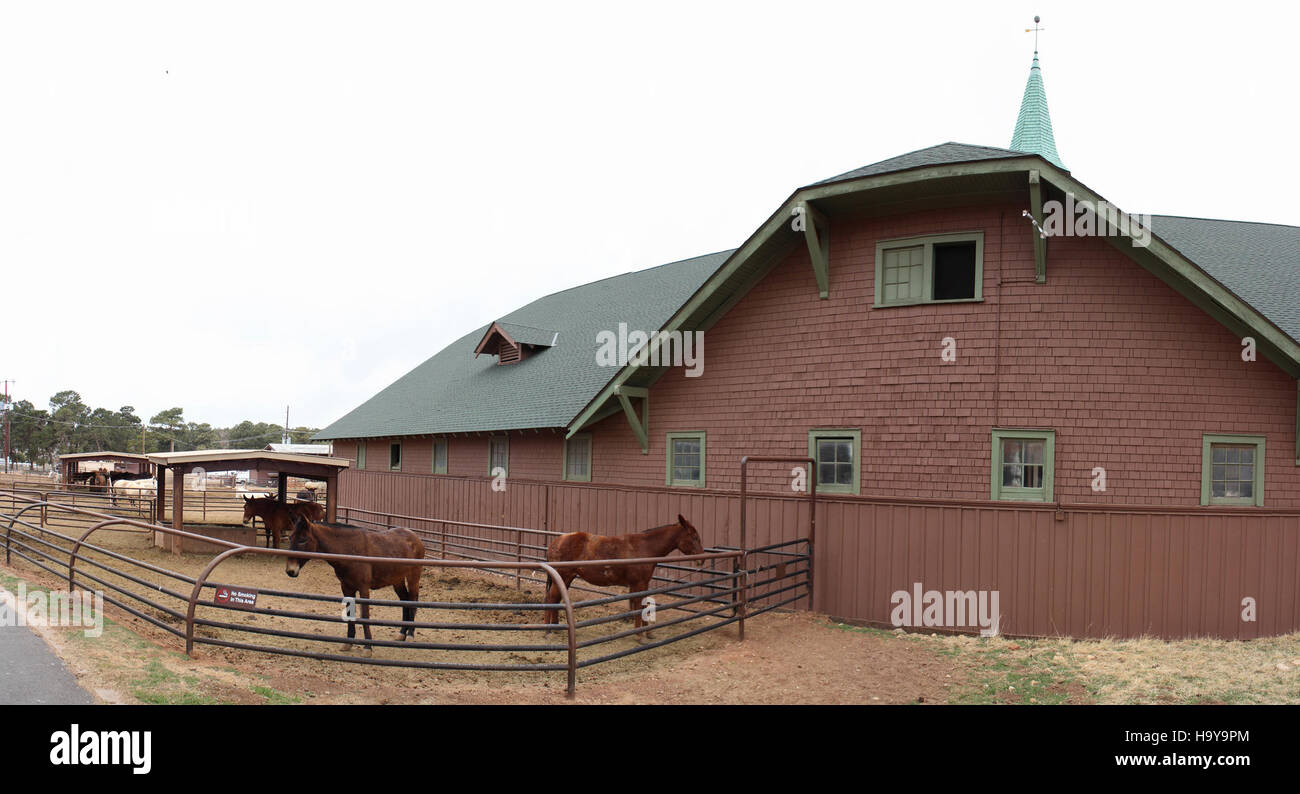 The Livery Building in Grand Canyon National Park is a historic ...
