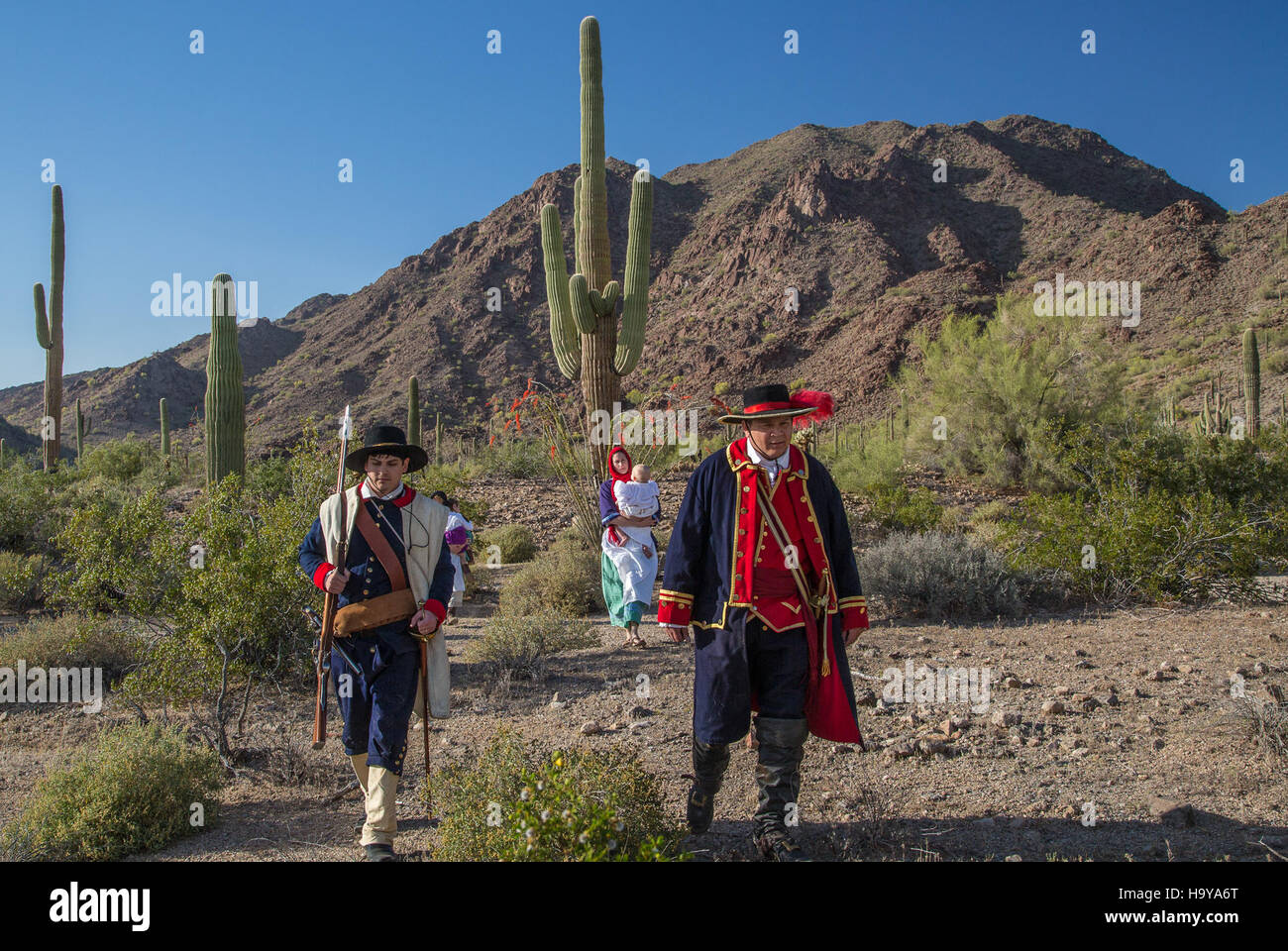 The Anza Trail, located in the Sonoran Desert of Arizona, passes ...