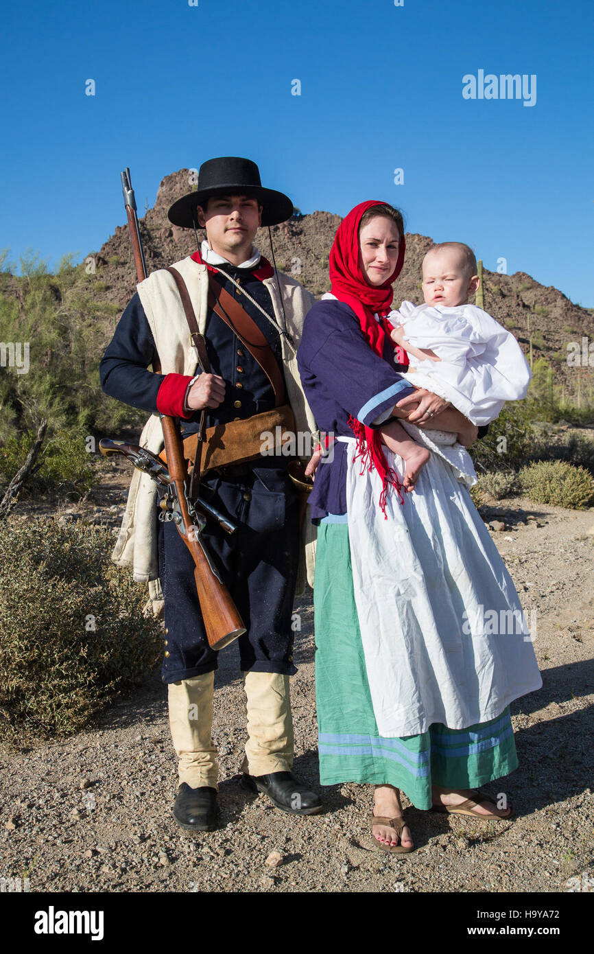 The Anza Trail in the Sonoran Desert, Arizona, is a historic route part ...