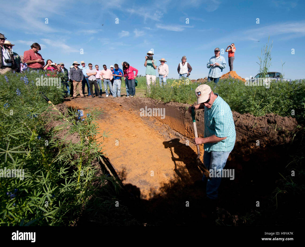 This image, taken by the USDA, showcases the Kirk Brockin pit, a site ...
