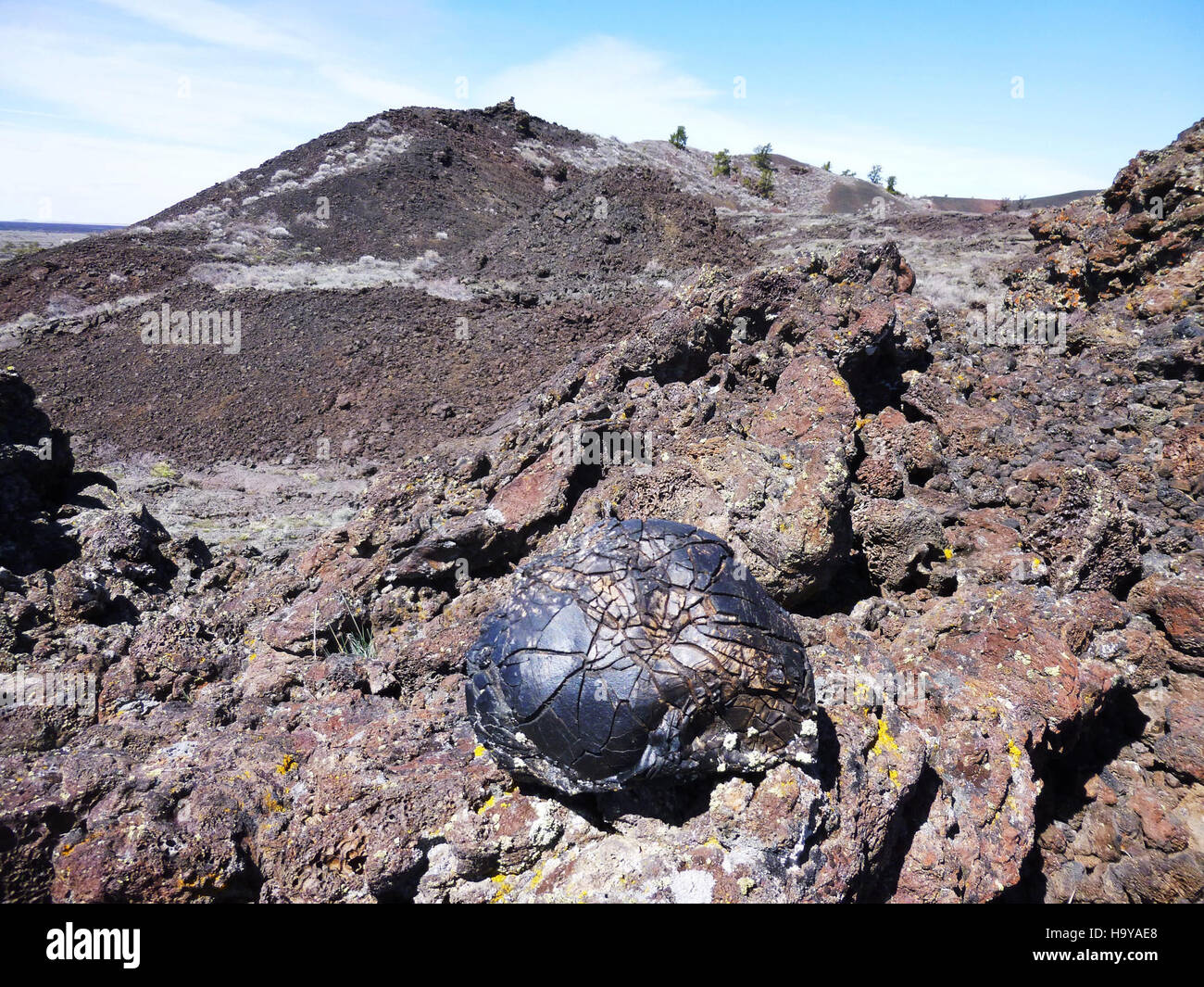 cratersofthemoonnps 13973188856 breadcrust bomb Stock Photo - Alamy
