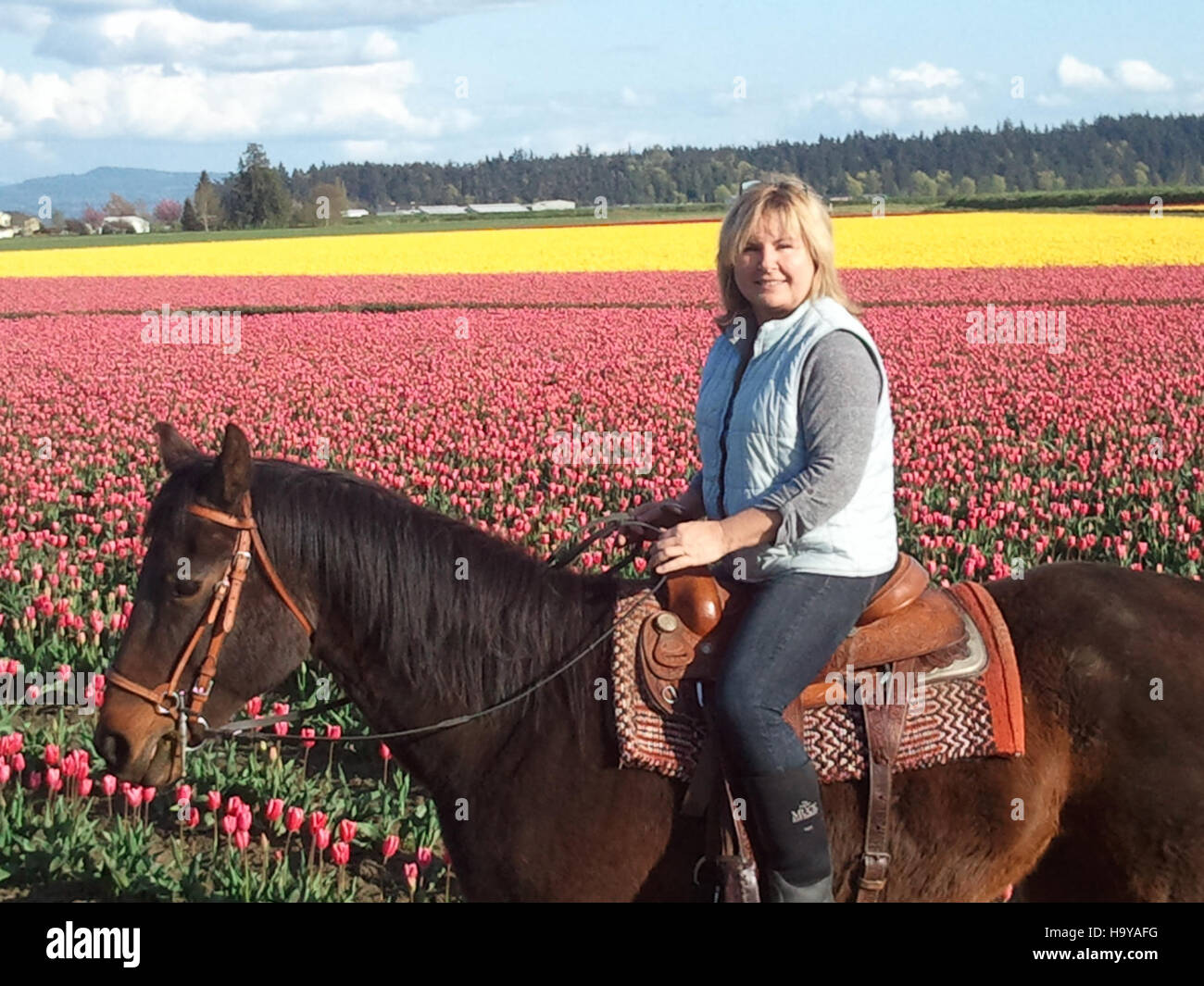 This image of Kelly McKnight on horseback, captured by the USDA (United ...