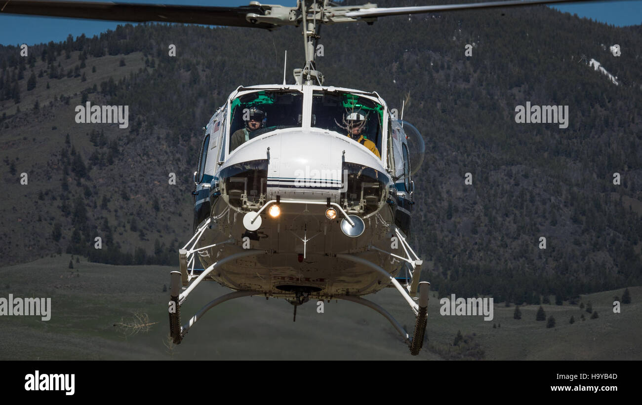 Firefighters from the USDA Forest Service undergo specialized aerial ...