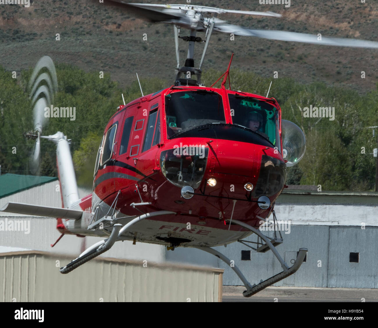 The USDA Forest Service conducts aerial firefighter training at the ...
