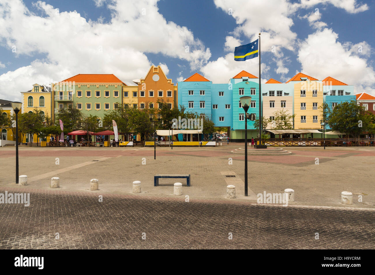 Dutch Antilles of Curacao and the city of Willemstad Stock Photo - Alamy