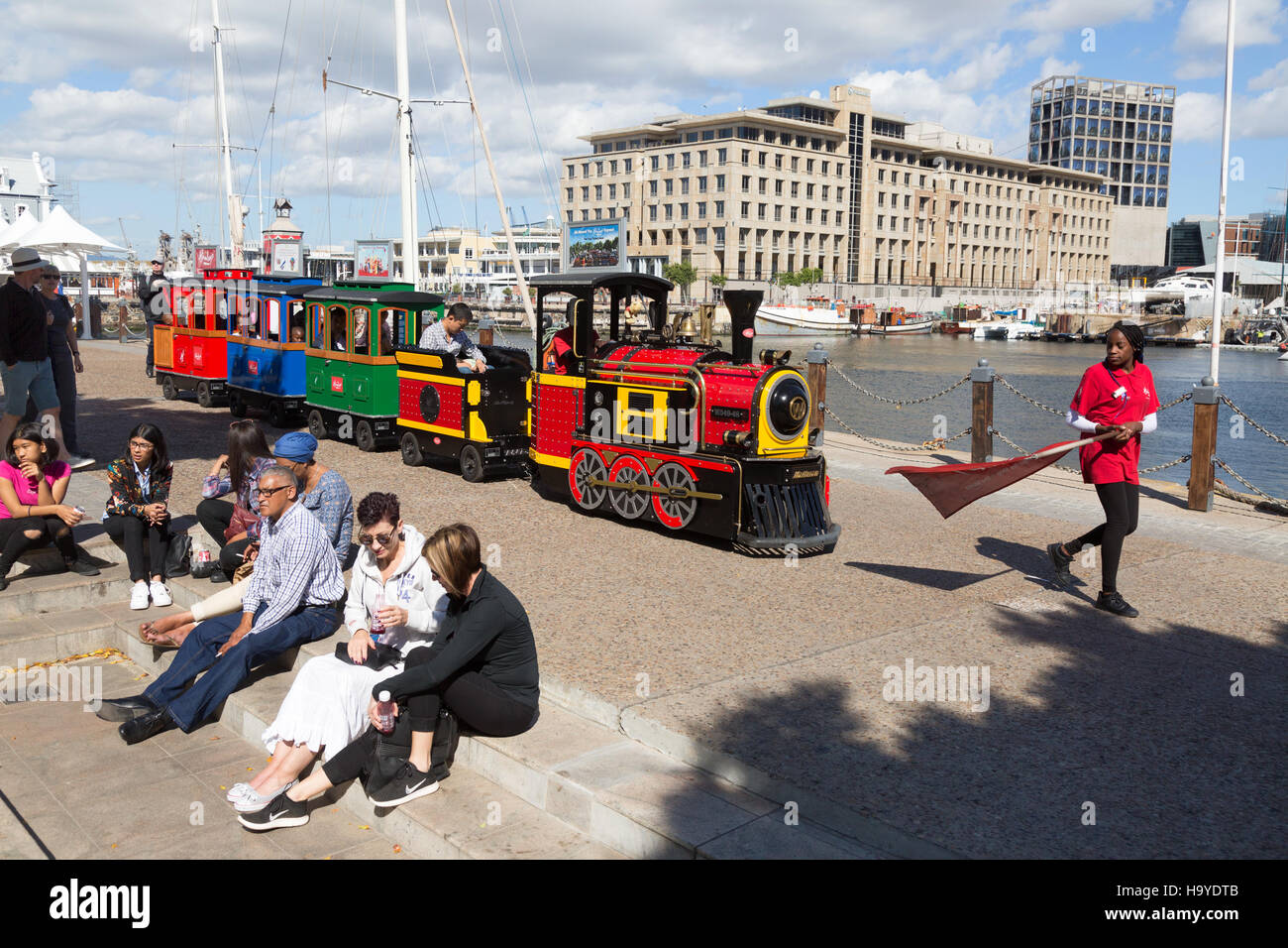 The tourist train for tourist children, the Waterfront, Cape Town ...