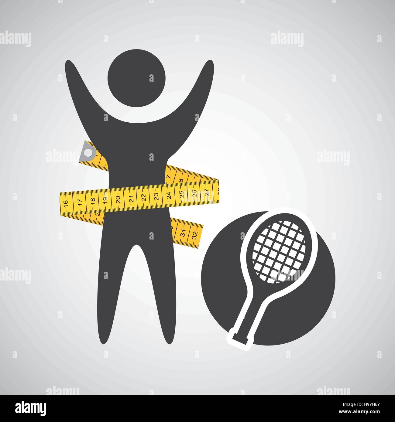 lose weight concept sport icon vector illustration eps 10 Stock Vector ...