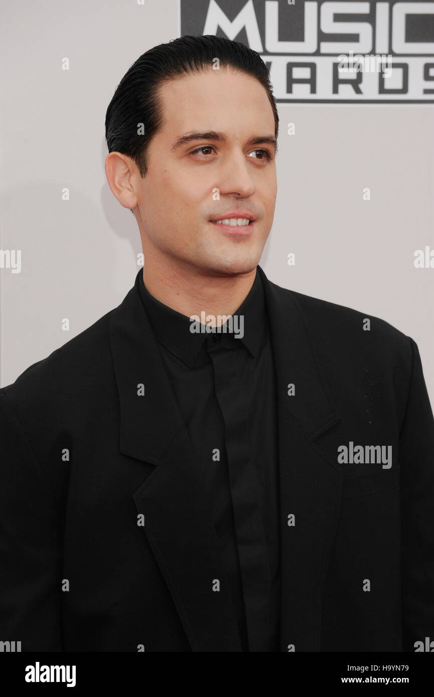 G-Eazy arrives at the 2016 American Music Awards at Microsoft Theater ...