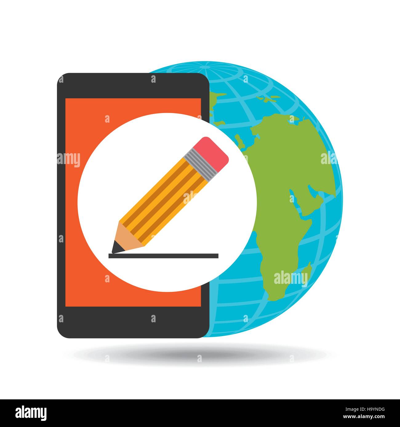 Global writing Stock Vector Images - Alamy