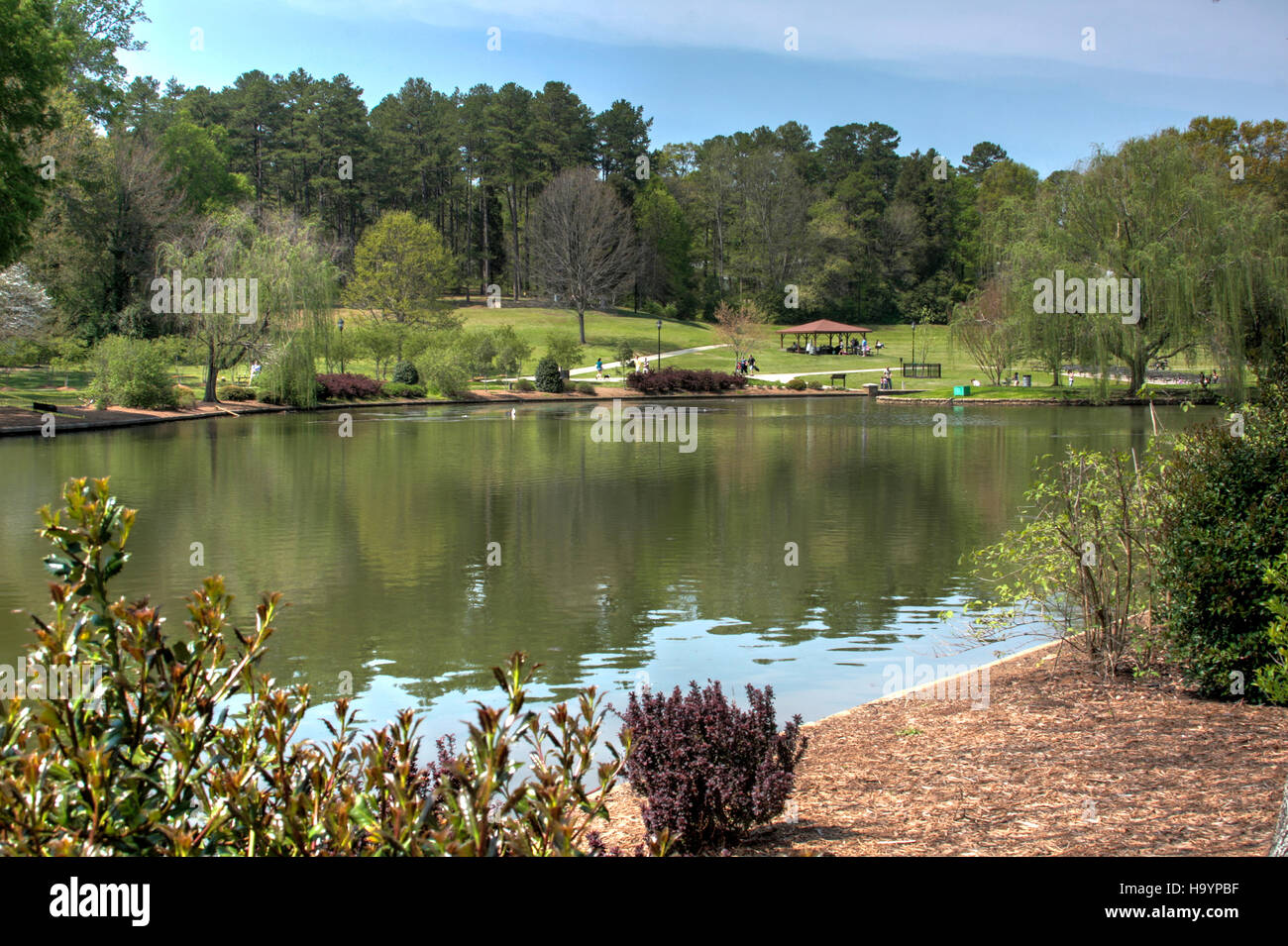 The Lake at Freedom Park Stock Photo - Alamy