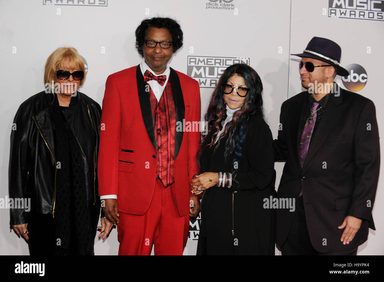Tyka Nelson (second from right) and Prince family arrives at the 2016 ...