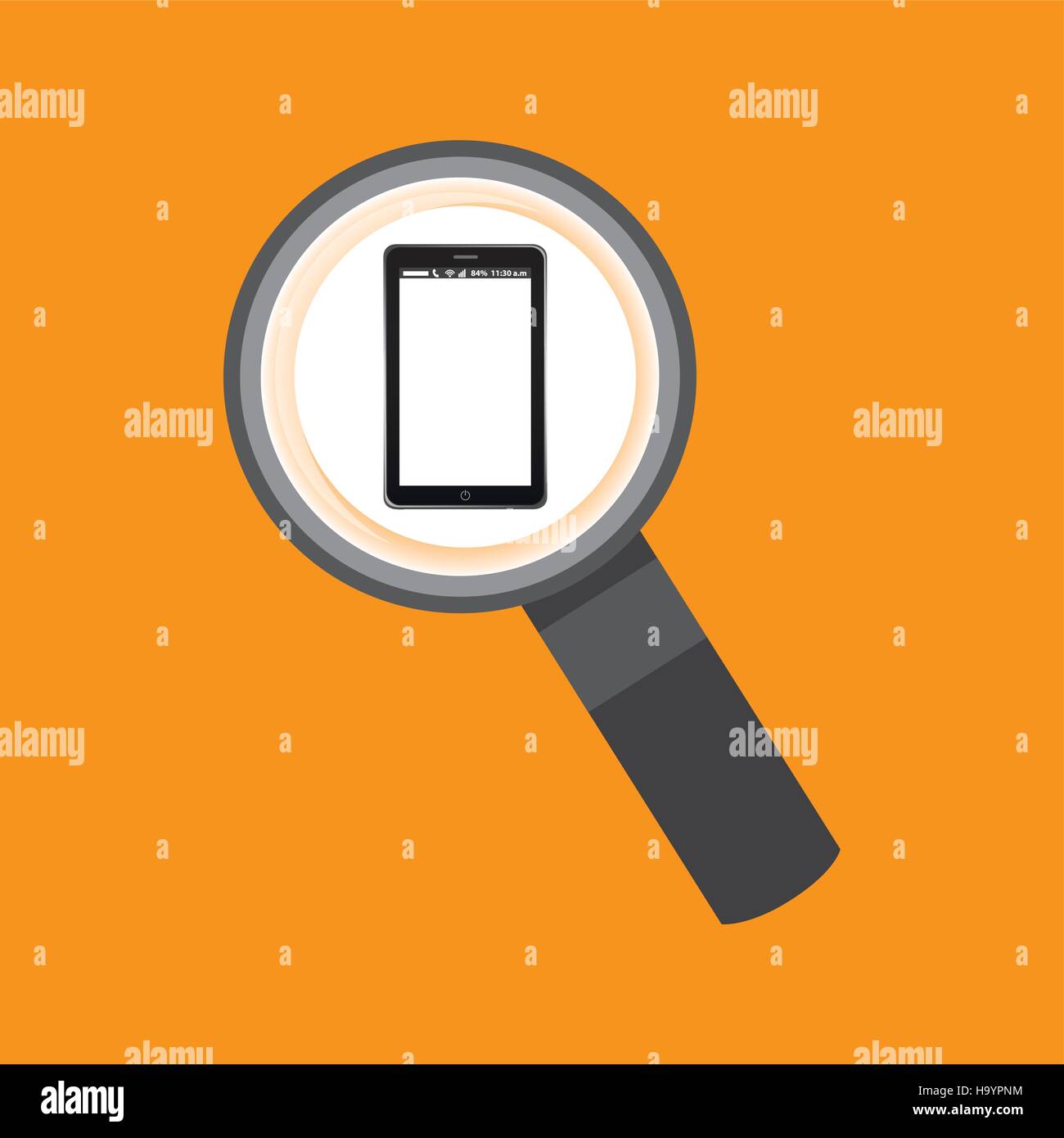 search mobile phone navigation vector illustration eps 10 Stock Vector ...
