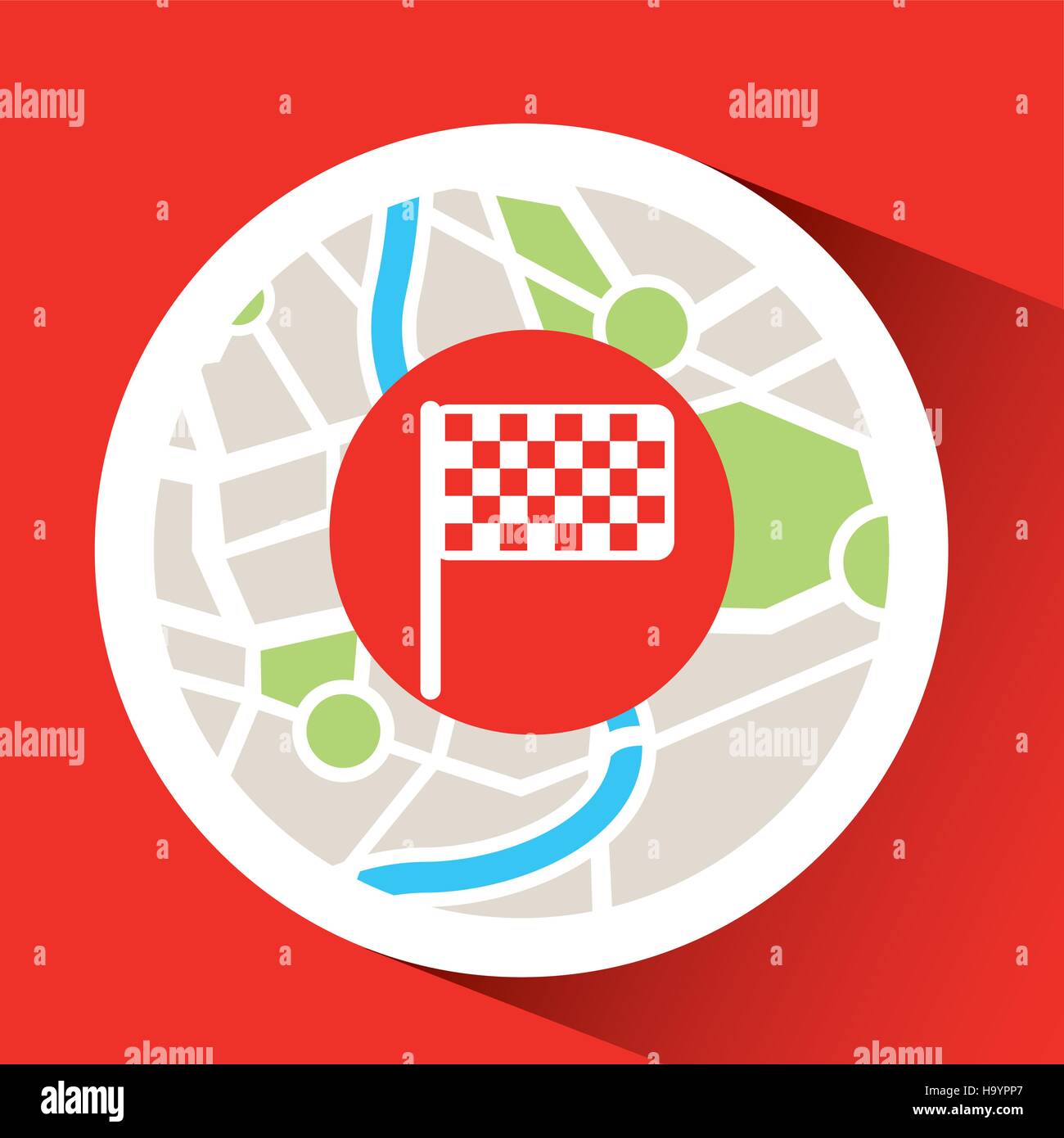 laptop flag map gps vector illustration eps 10 Stock Vector Image & Art ...