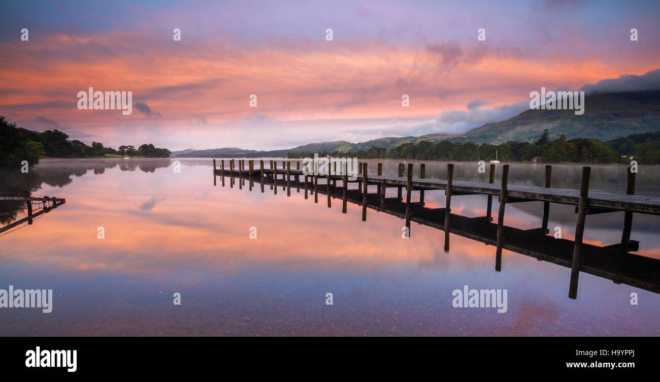 Lake district jetty hi-res stock photography and images - Alamy