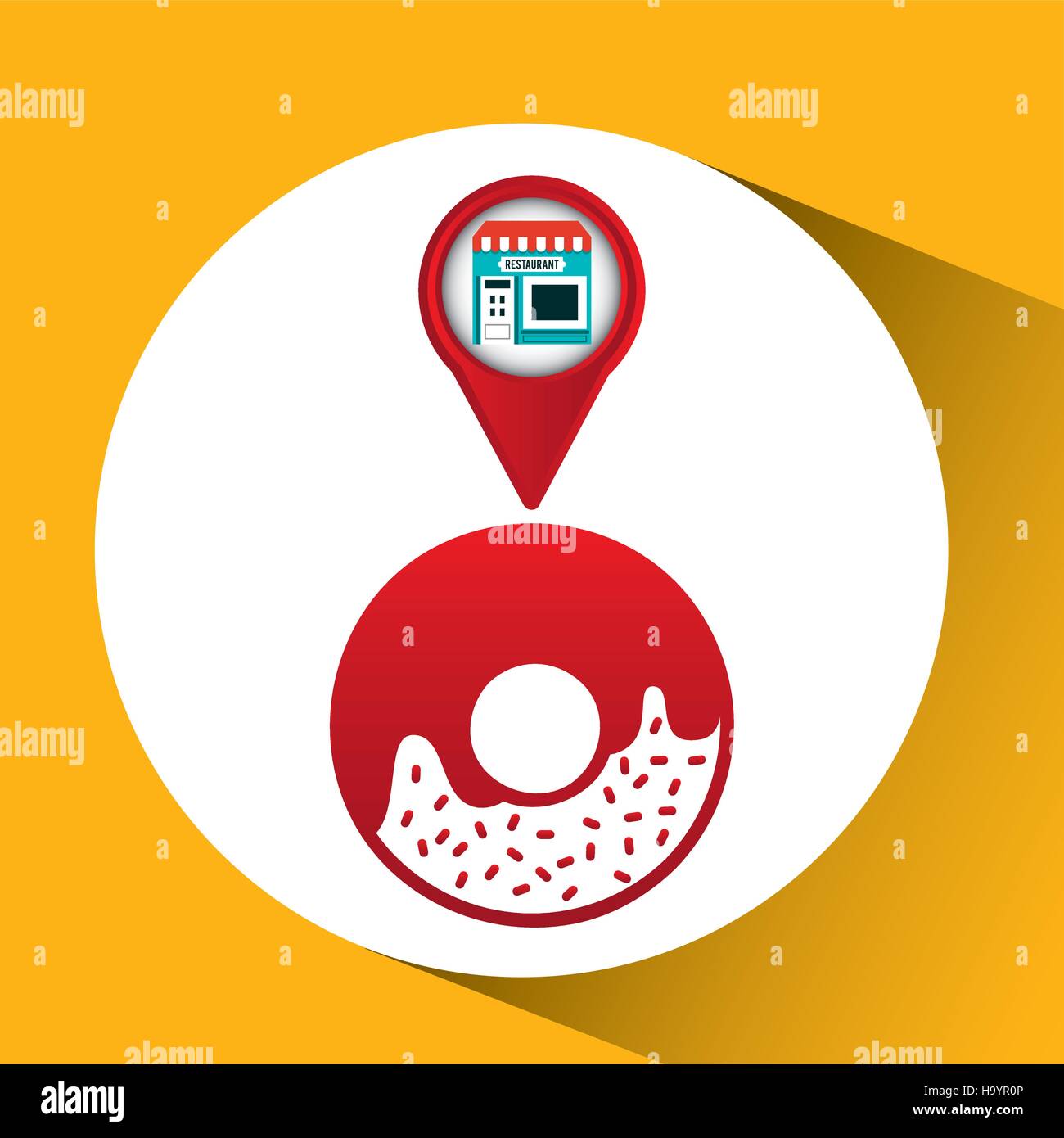 Donut order Stock Vector Images - Alamy
