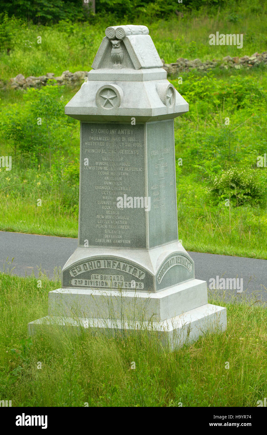 5th ohio infantry regiment hi-res stock photography and images - Alamy