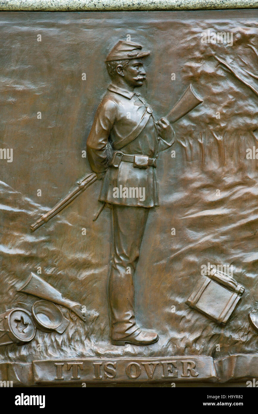 67th New York Infantry monument plaque, Gettysburg National Military ...