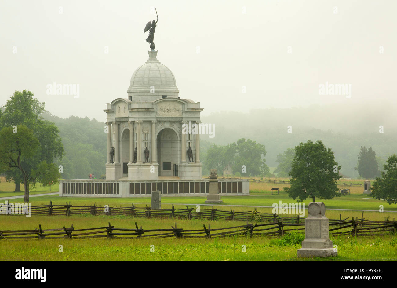 Pennsylvania Memorial, Gettysburg National Military Park, Pennsylvania ...