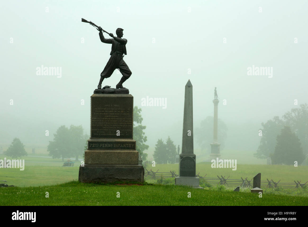 72nd pennsylvania infantry hi-res stock photography and images - Alamy