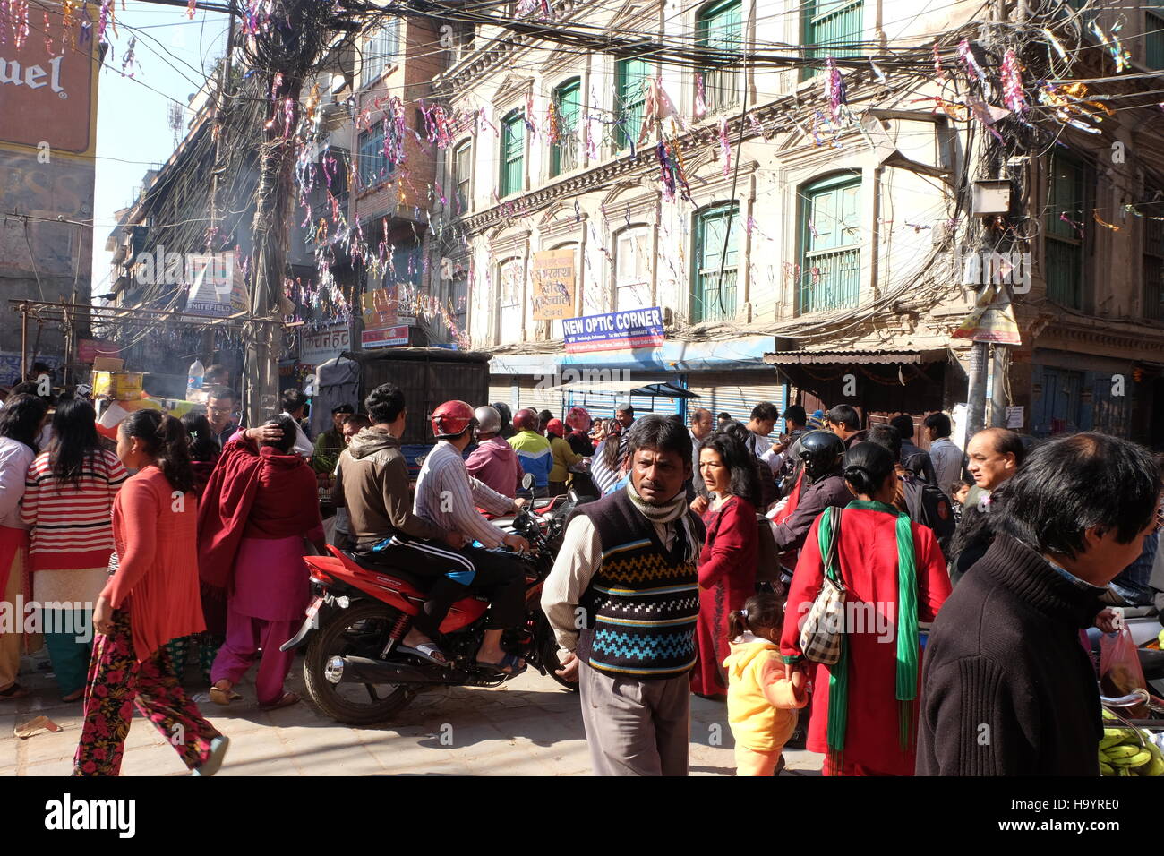 people prepare for the tihkal ceremony in kathmandu, nepal in nov. 2016 ...