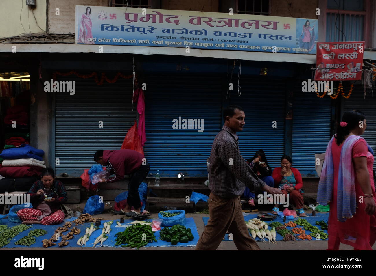 people prepare for the tihkal ceremony in kathmandu, nepal in nov. 2016 ...