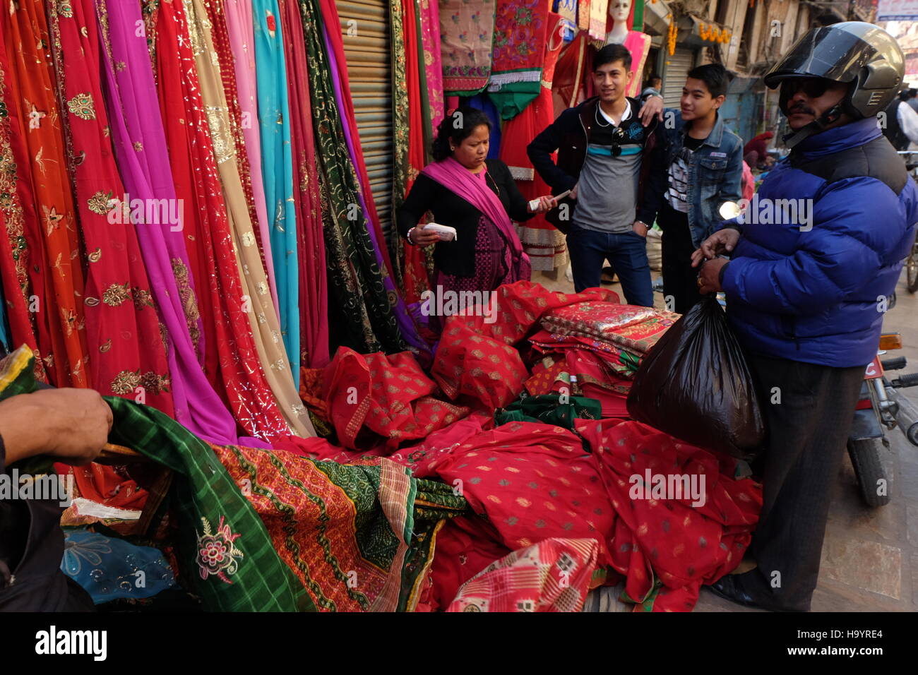 people prepare for the tihkal ceremony in kathmandu, nepal in nov. 2016 ...