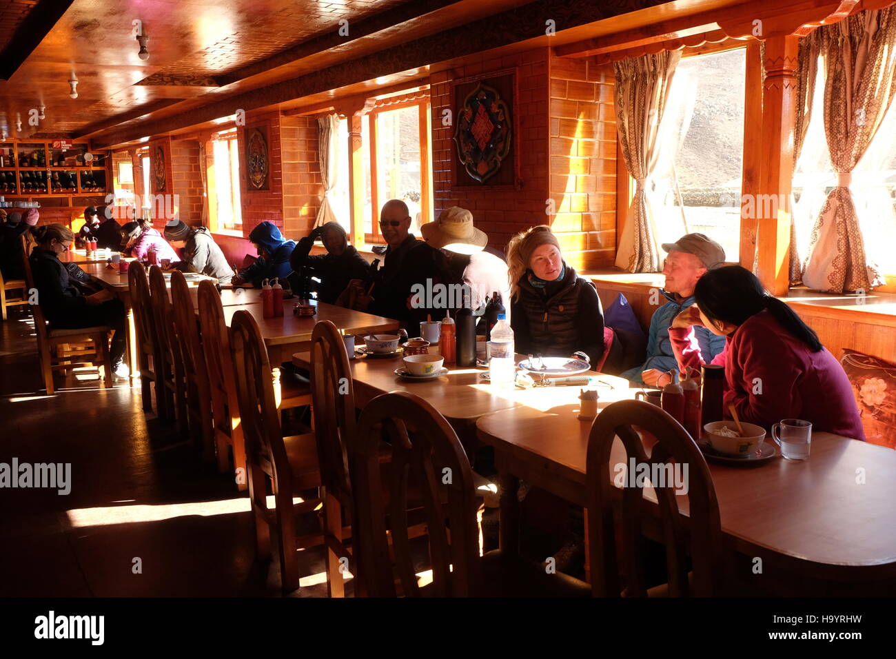 tea house along the Everest base camp route Stock Photo - Alamy