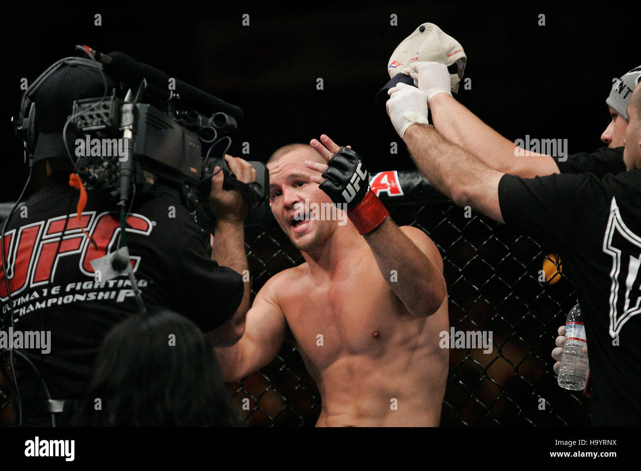 Chris Lytle after his fight with Jason Gilliam at UFC 73 at the Arco ...