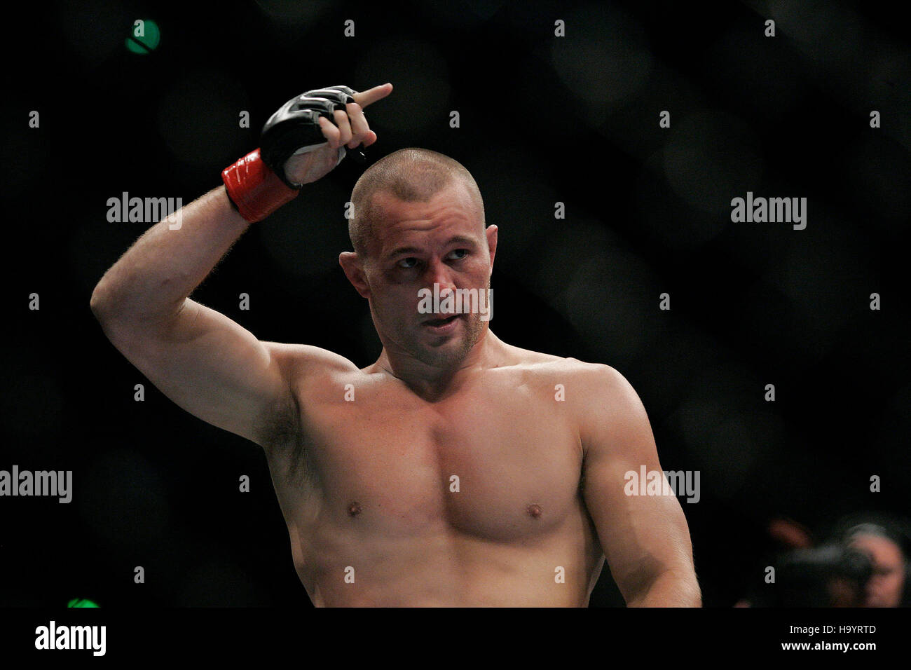 Chris Lytle after his fight with Jason Gilliam at UFC 73 at the Arco ...