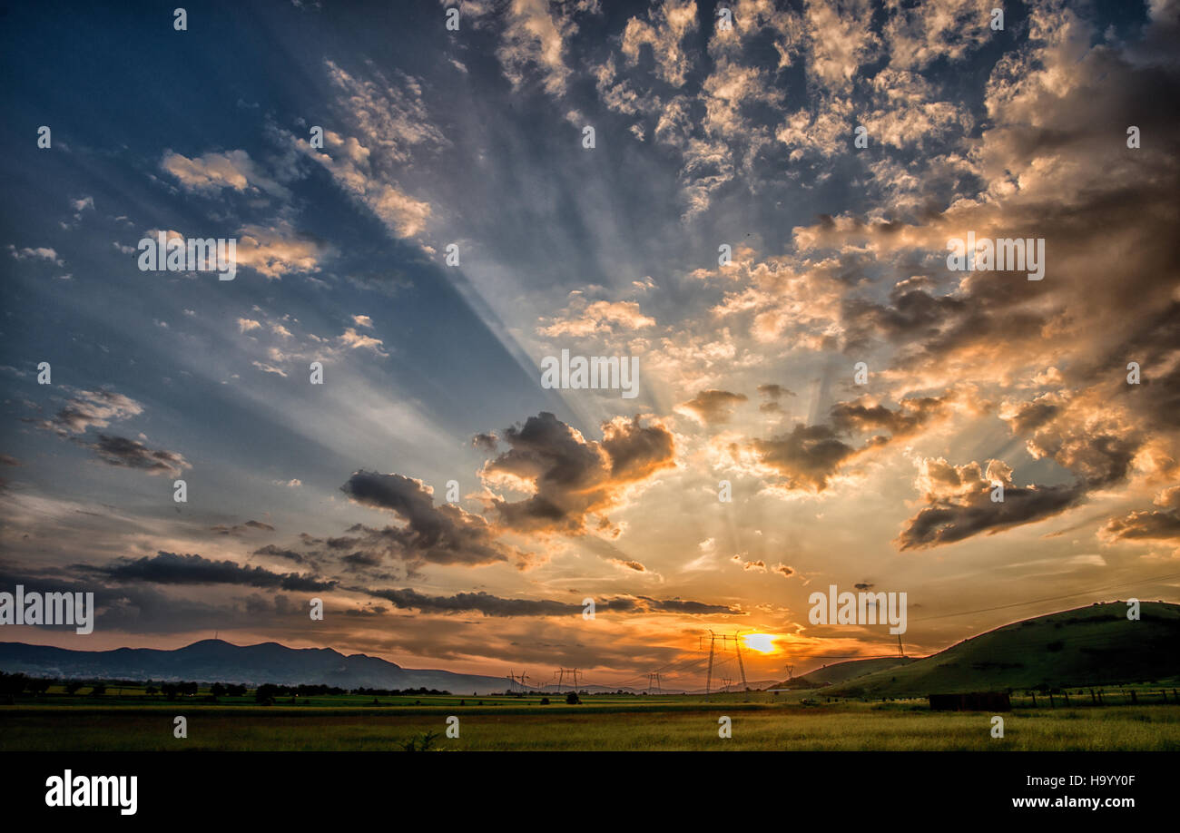 Evenig sun hi-res stock photography and images - Alamy