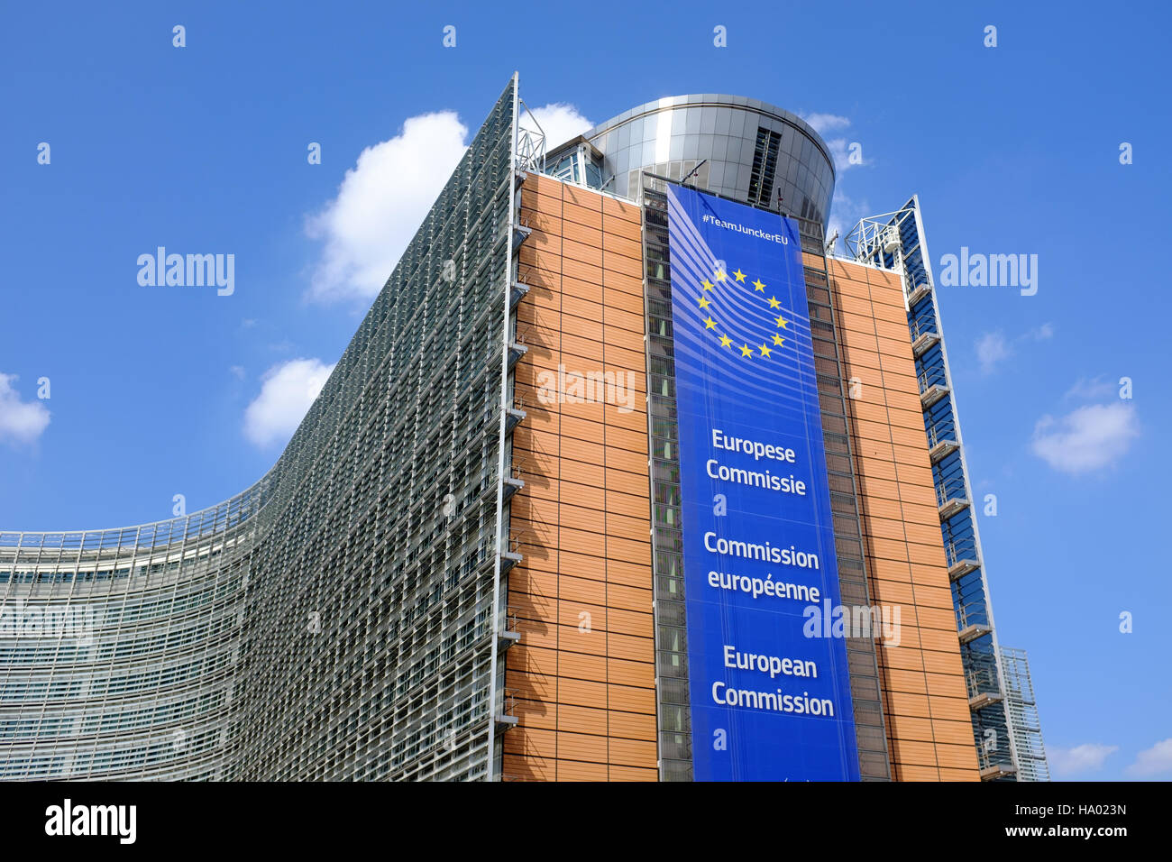 The Berlaymont building housing the headquarters of the European ...