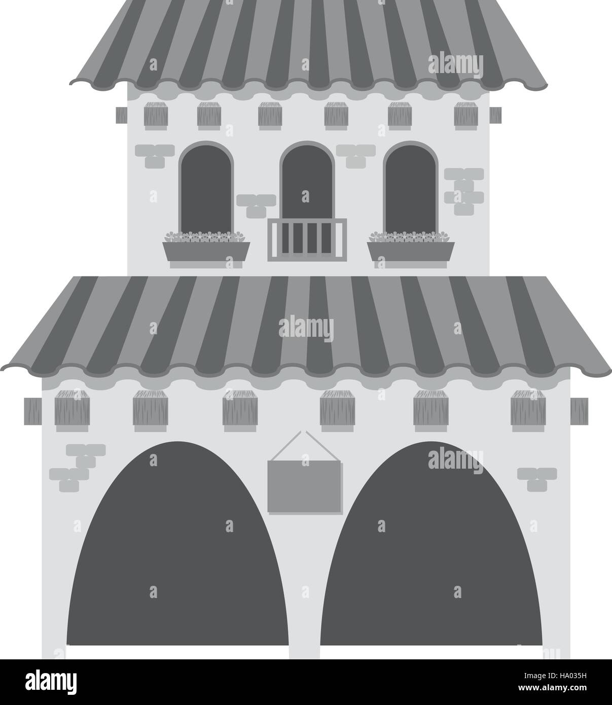 Isolated mexican building design Stock Vector Image & Art - Alamy