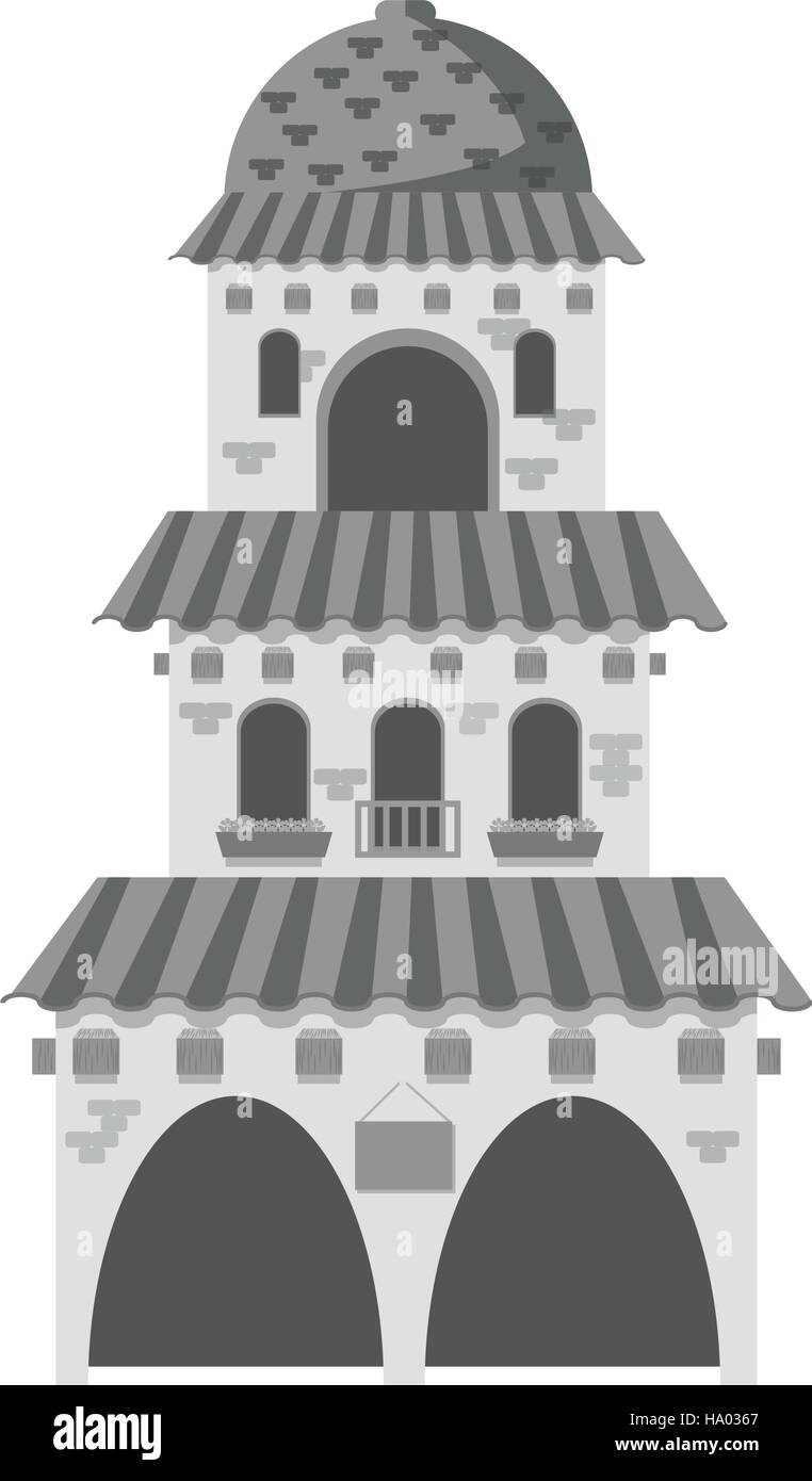 Isolated mexican building design Stock Vector Image & Art - Alamy