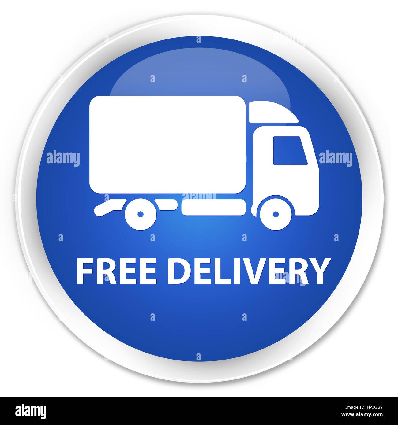 Free delivery button sign hi-res stock photography and images - Alamy