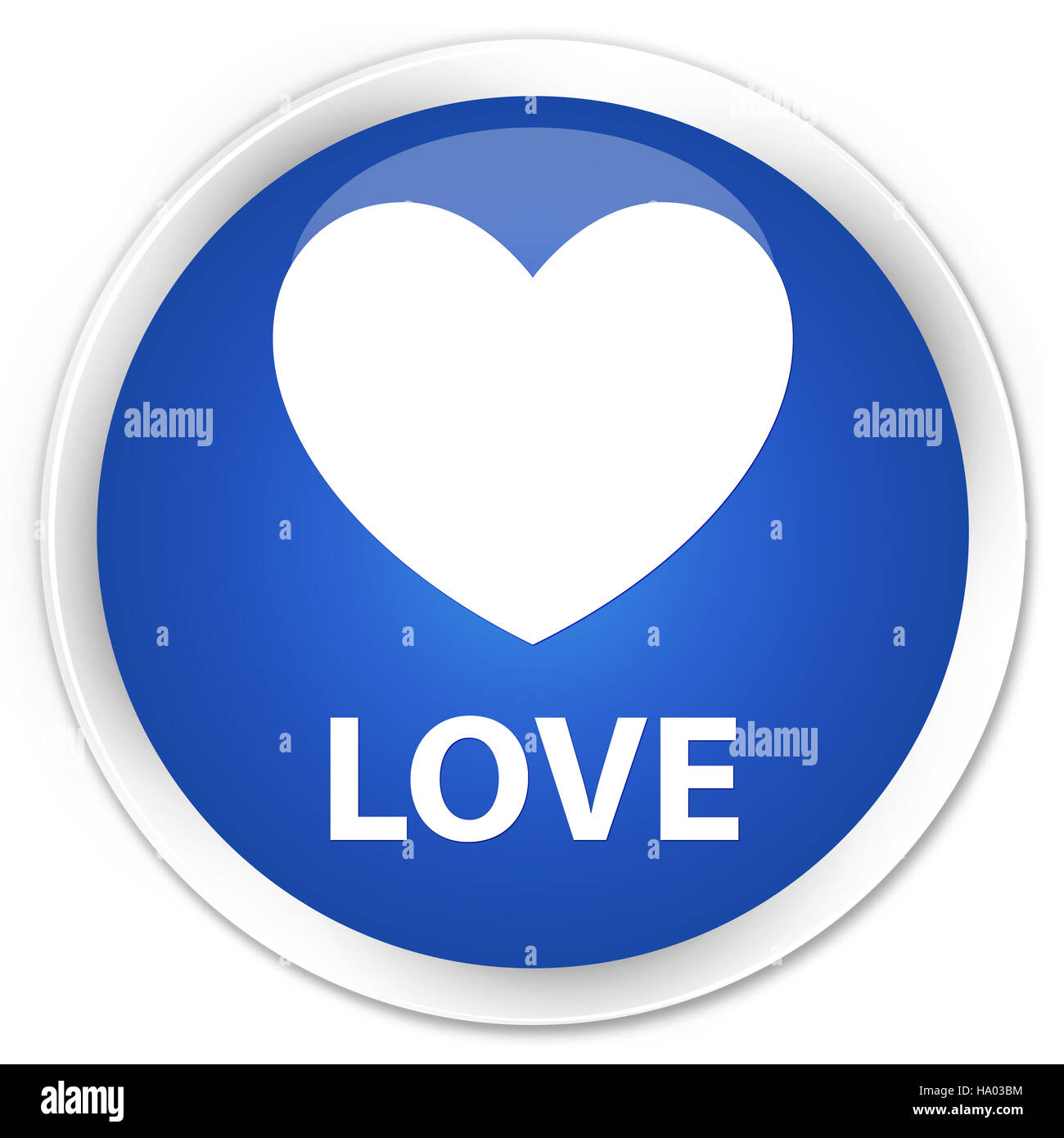 Love button symbol hi-res stock photography and images - Alamy