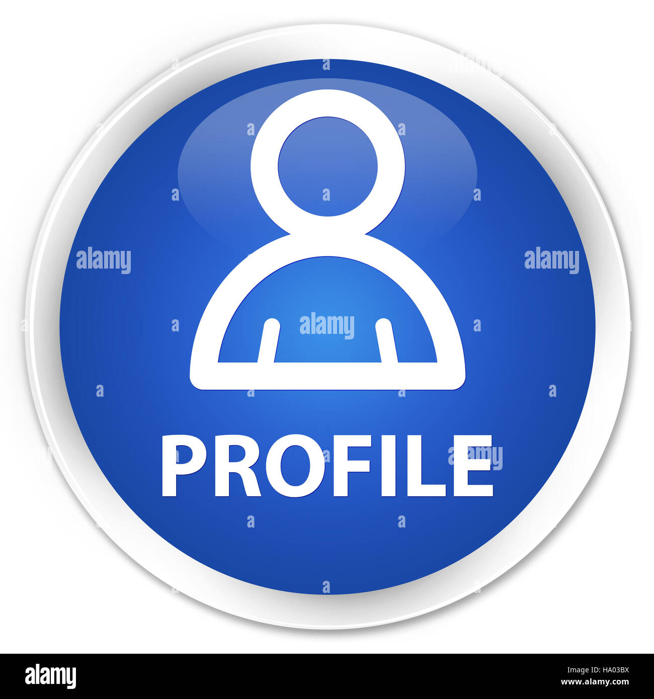 Blue user icon hi-res stock photography and images - Alamy
