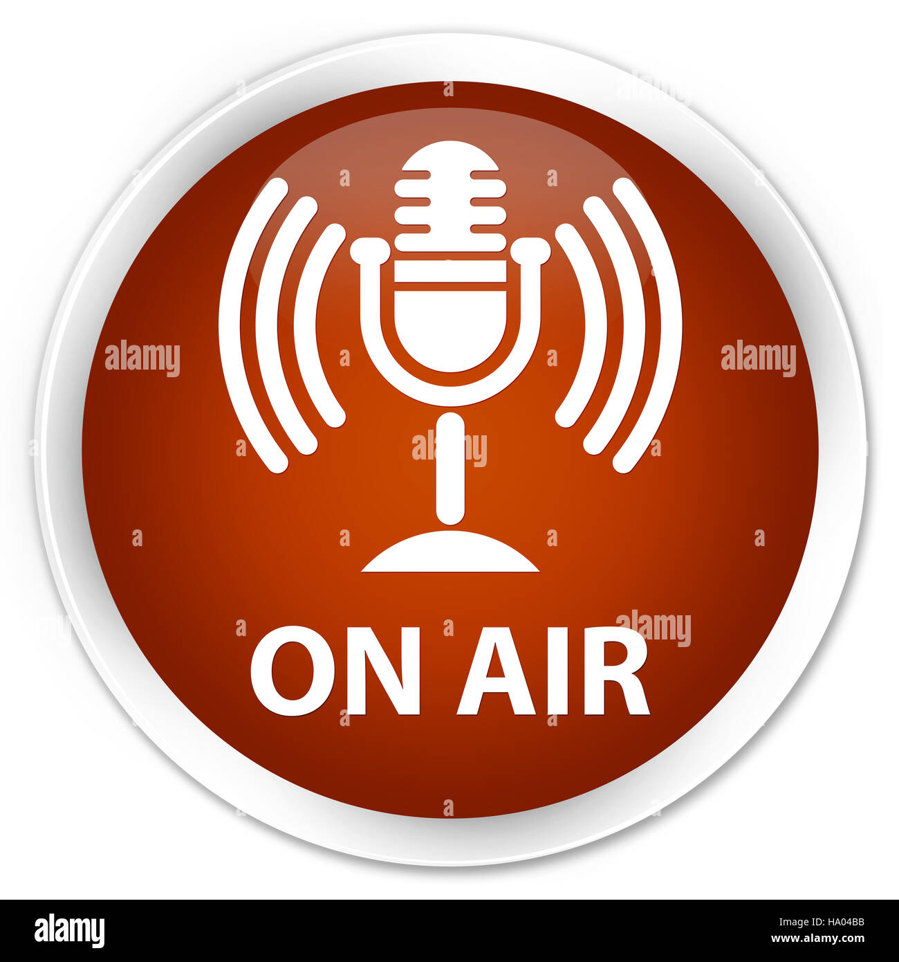 On air radio sign microphone hi-res stock photography and images - Alamy