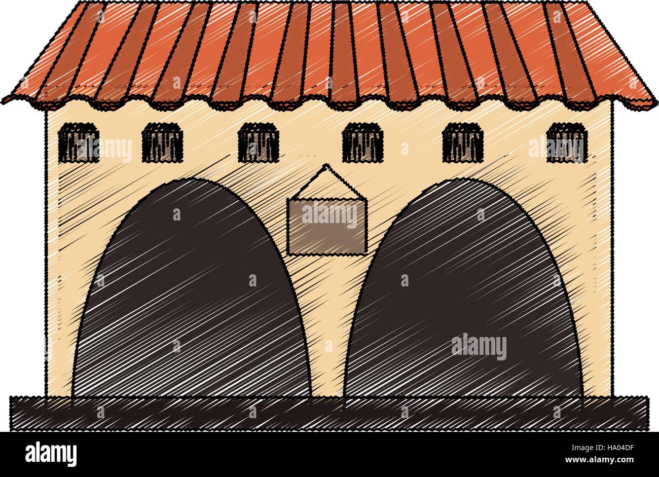 Isolated mexican building design Stock Vector Image & Art - Alamy