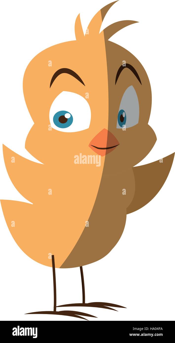 Chicken cartoon icon. Animal farm nature rural and creature theme ...