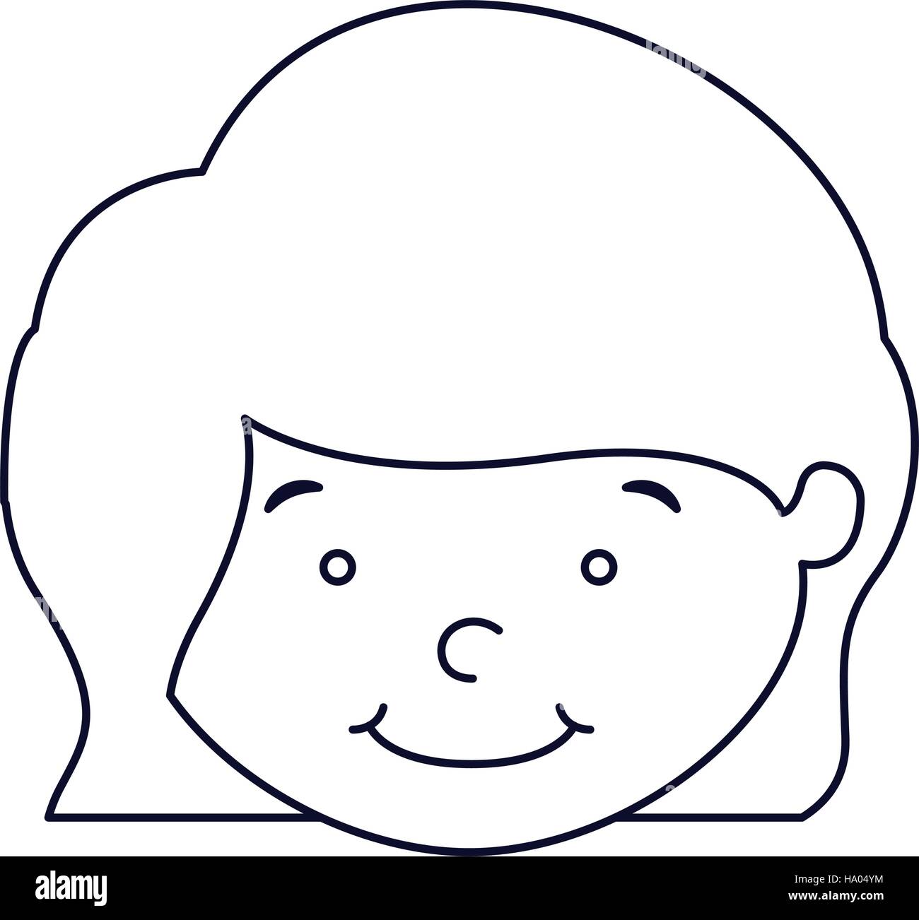 Girl cartoon icon. Kid childhood little people and person theme ...