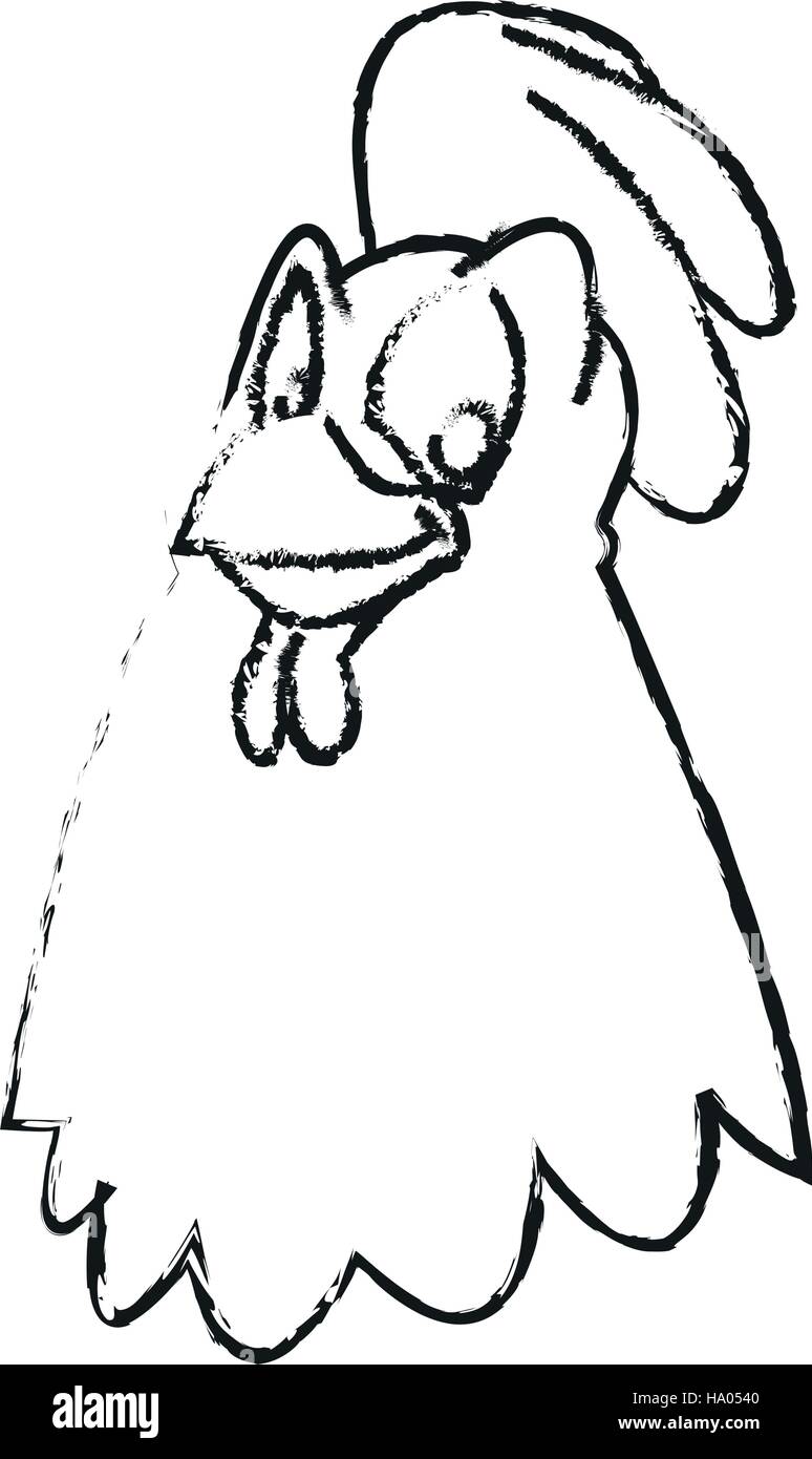 Isolated chicken cartoon design Stock Vector Image & Art - Alamy