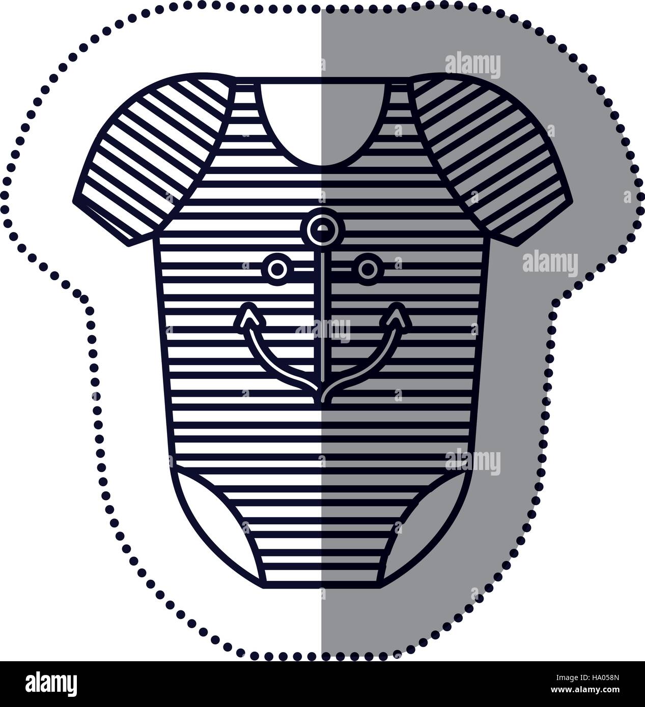 Cloth icon. Baby object child childhood infant theme. Isolated design ...