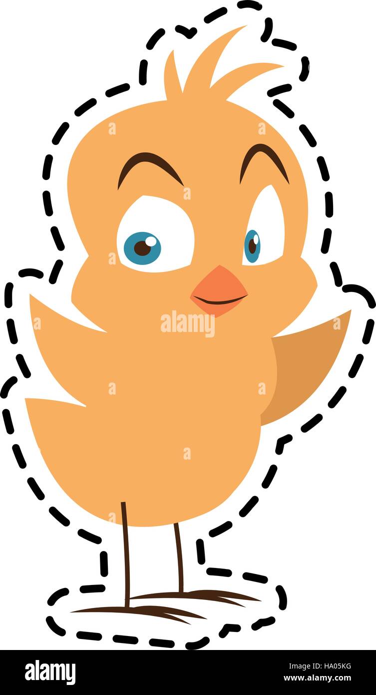 Isolated chicken cartoon design Stock Vector Image & Art - Alamy