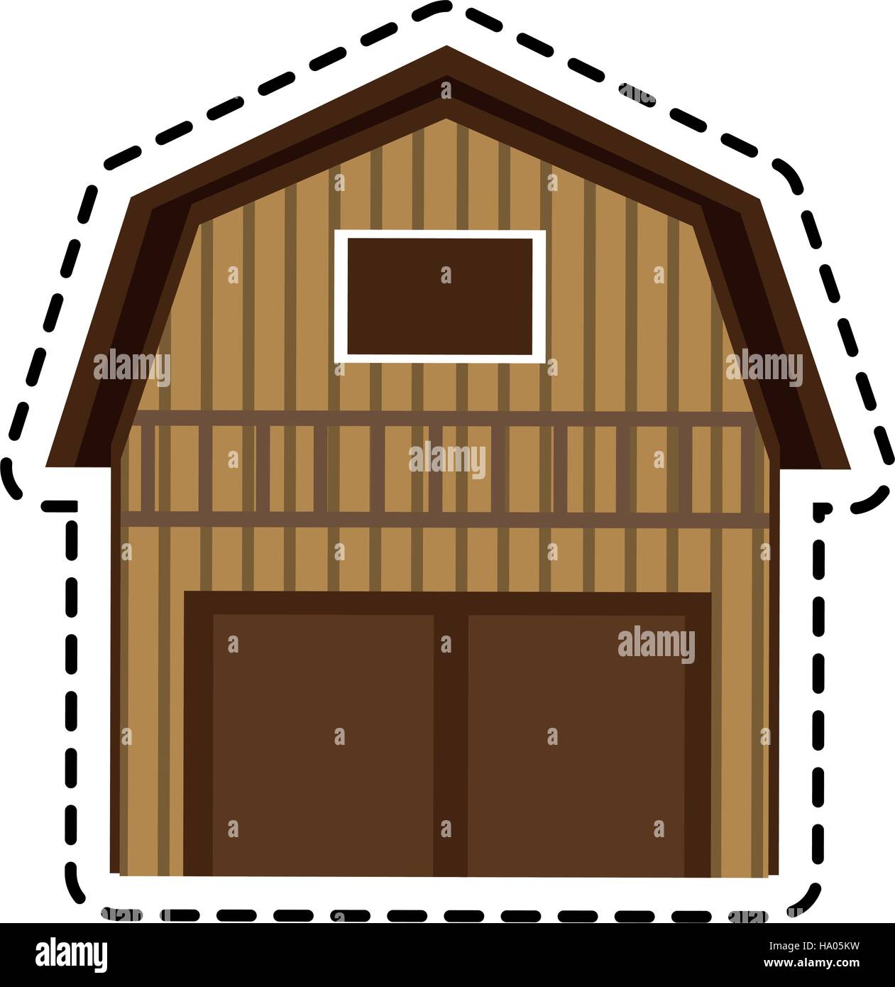 Isolated farm building design Stock Vector Image & Art - Alamy