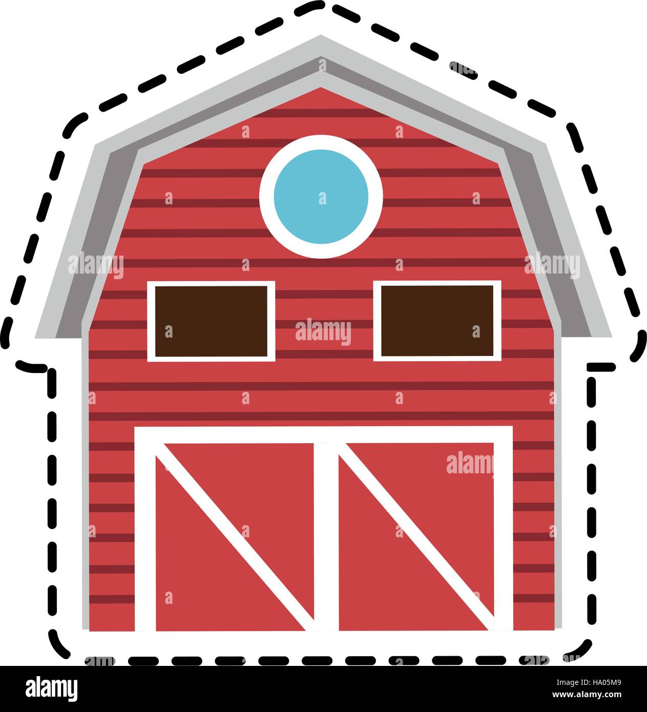 Isolated farm building design Stock Vector Image & Art - Alamy