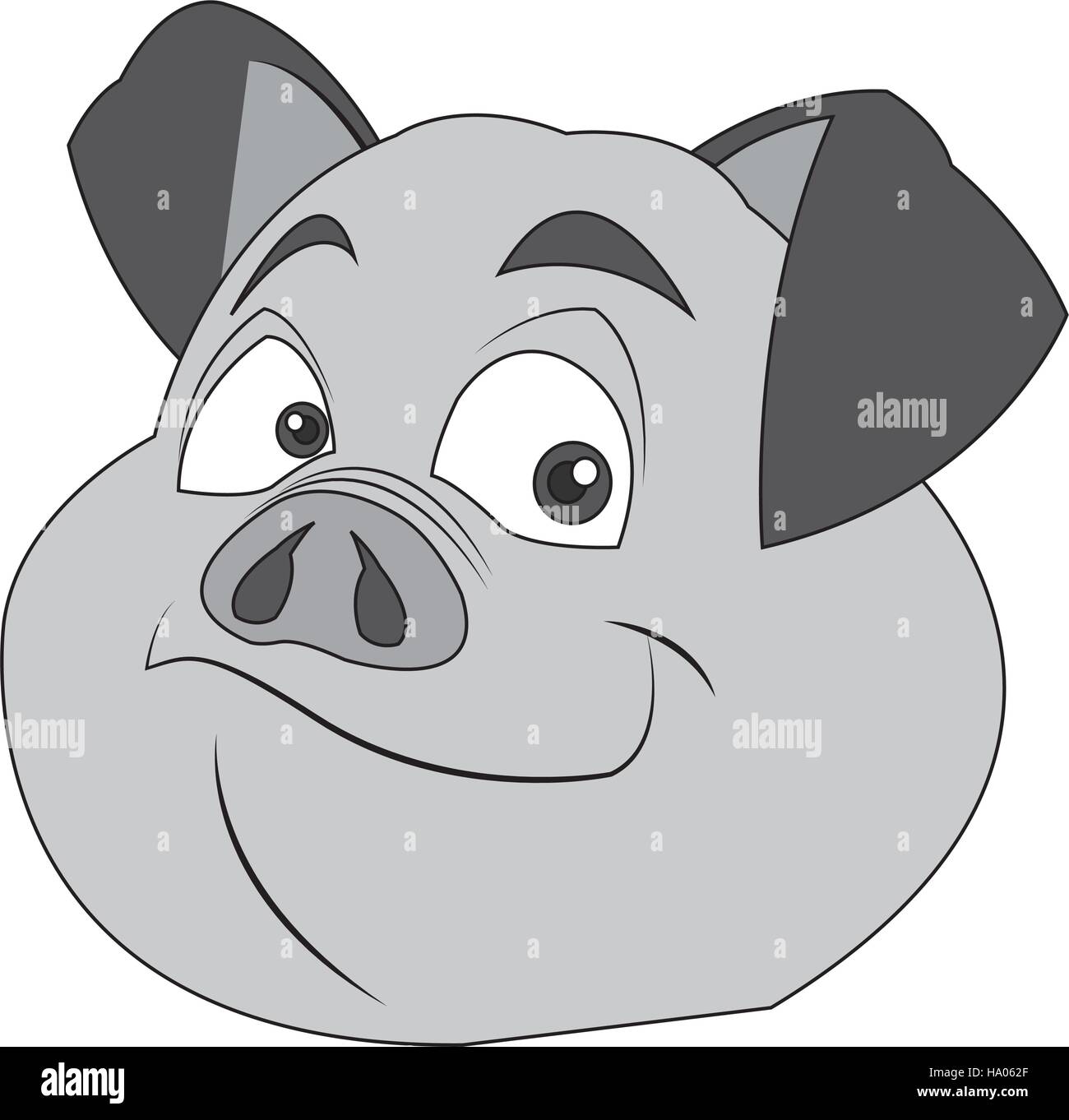 Isolated pork cartoon design Stock Vector Image & Art - Alamy